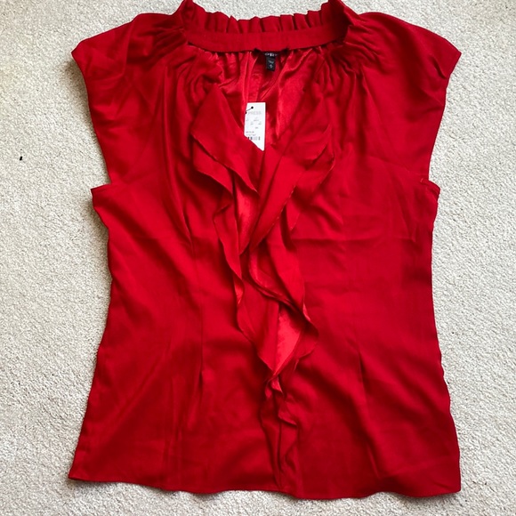 Express | Tops | Express Ruffle Top | Poshmark